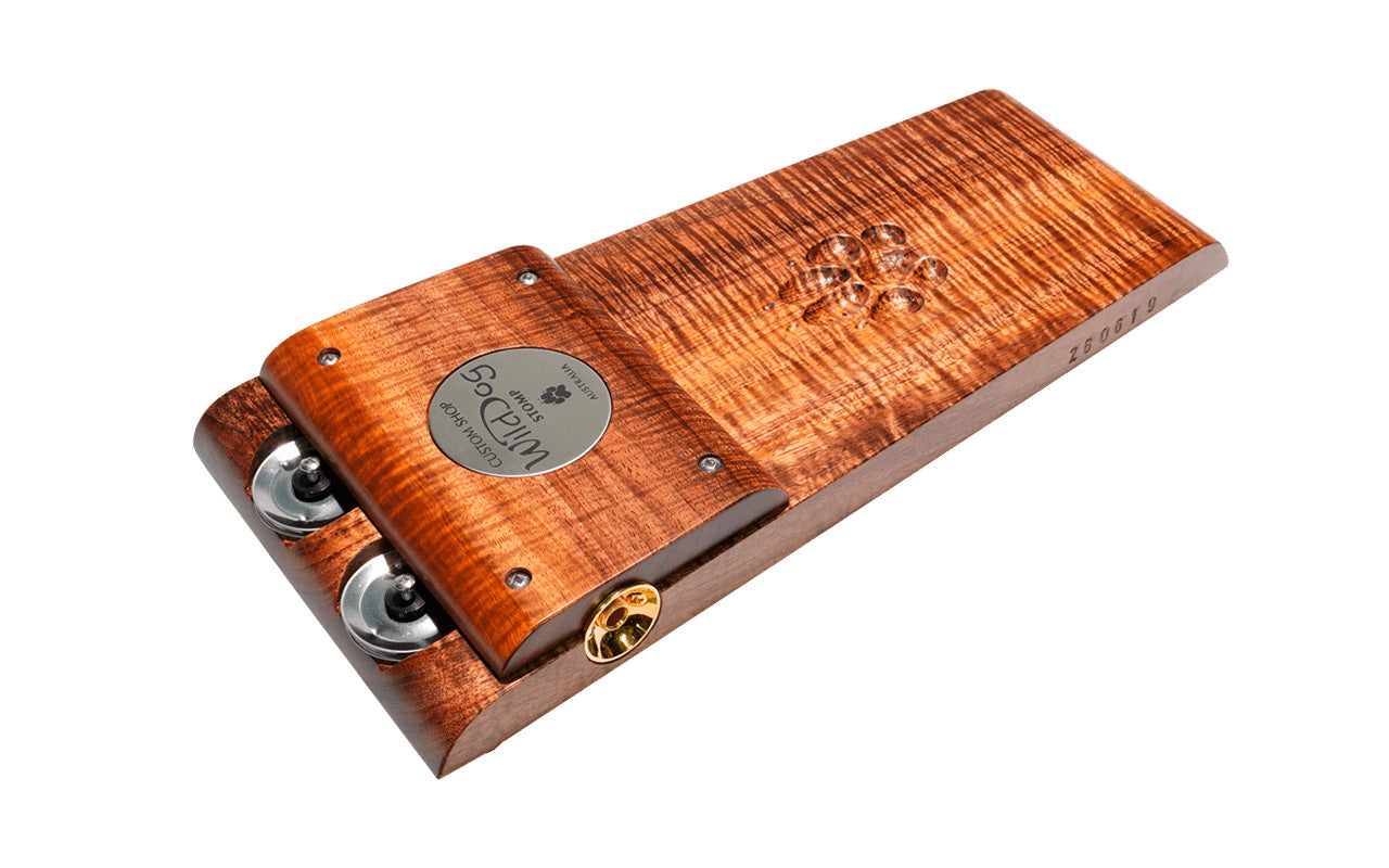 BLACKWOLF CUSTOM SHOP STOMP BOX - BLACKWOOD TIMBER – Music Workshop Retail