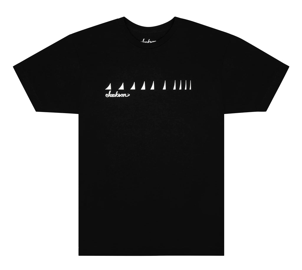 Jackson Shark Fin Neck T-Shirt Black Extra Large – Music Workshop Retail